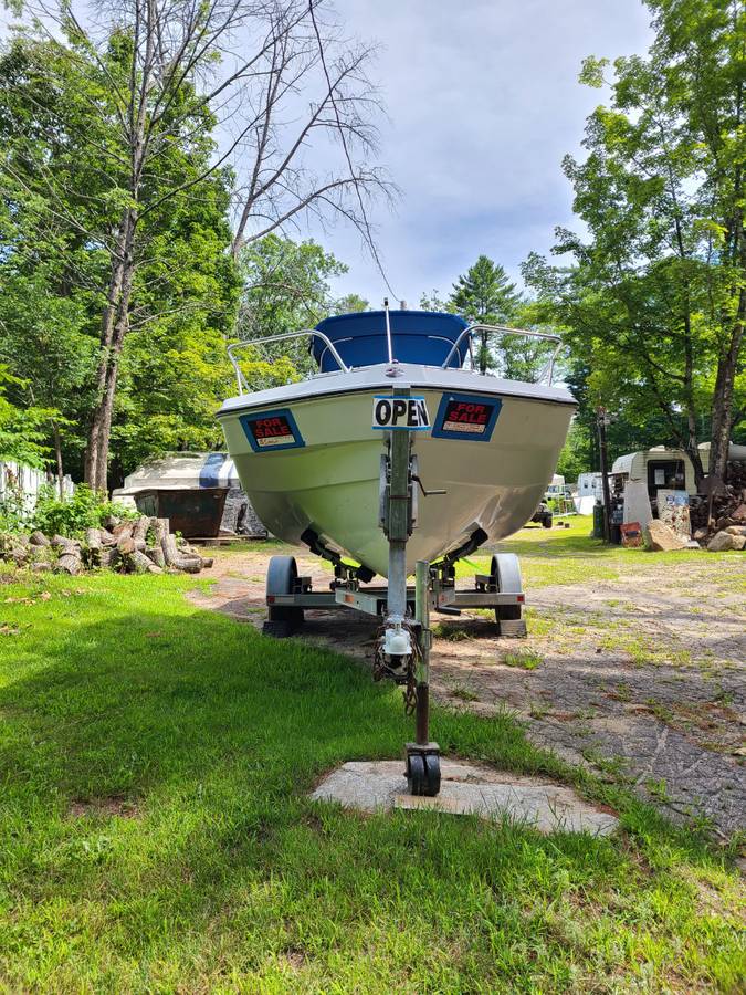 1969 Thunderbird Comanche boat with motor and trailer | Looknet